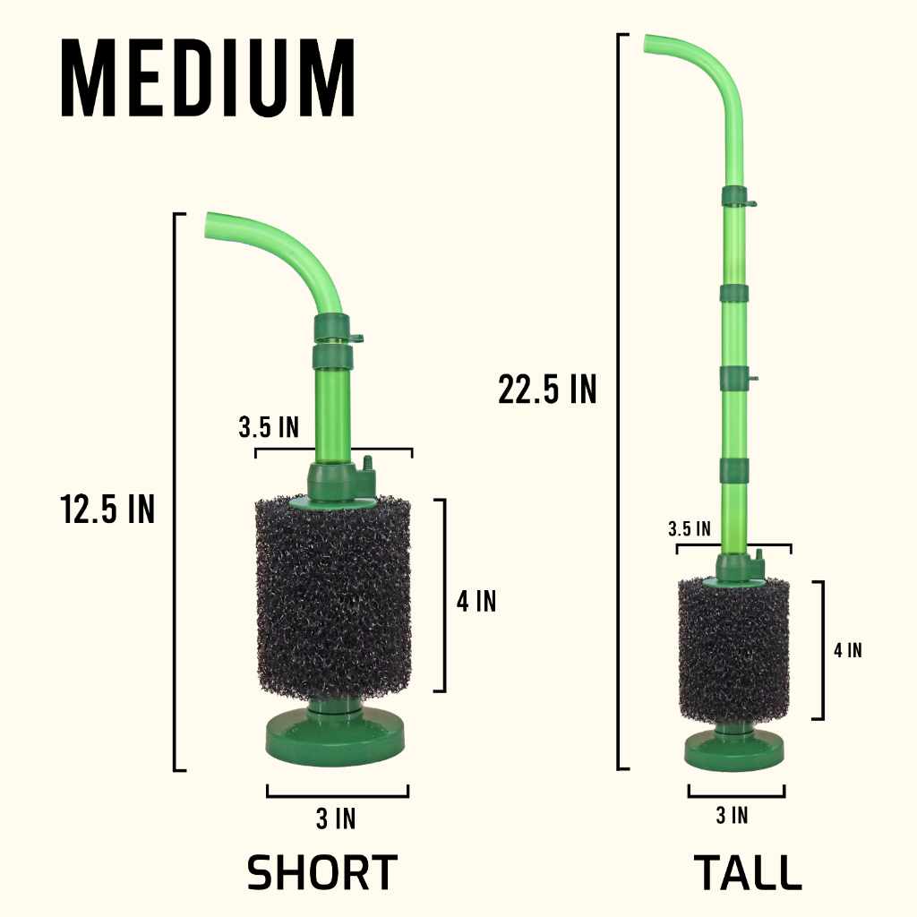 Easy Flow Sponge Filter Upgrade Kit for Aquarium Co-Op Sponge Filters