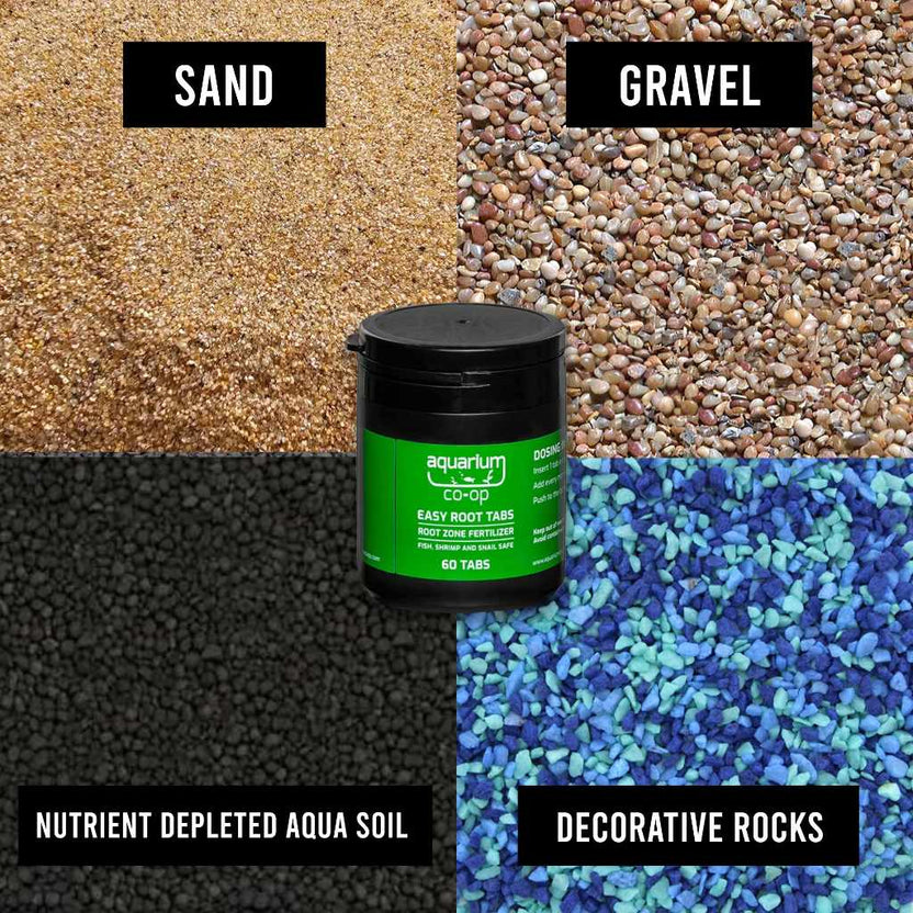 Easy Root Tabs | Aquarium Plant Fertilizer Made of Enriched Soil ...