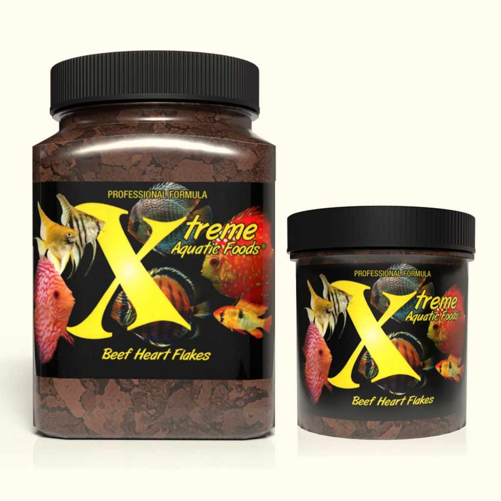 Xtreme Beef Heart Flakes | Premium Fish Food Packed with 46% Protein ...